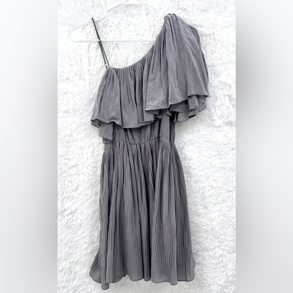 Madison Marcus | Dresses | Madison Marcus Gray Silk Dress | Poshmark